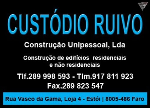 Custódio Ruivo - Construção Unipessoal, Lda em FARO